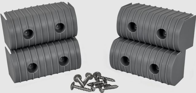 Caliber 2x4 Bunk Wrap End Cap Kit with Hardware – Delmarva Marine Solutions